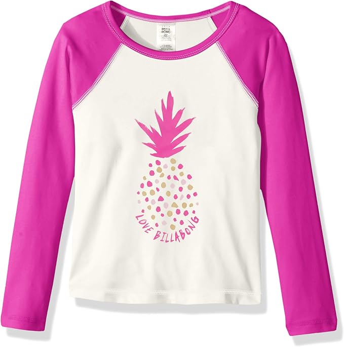 BILLABONG Girls' Sol Searcher Long Sleeve Rashguard Rash Guard Shirt ...