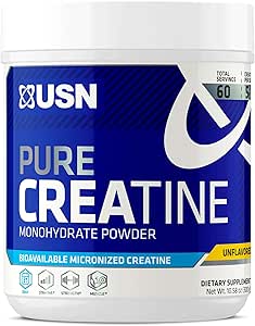 Amazon.com: USN Pure Creatine Monohydrate Powder, 300 Grams: Health ...