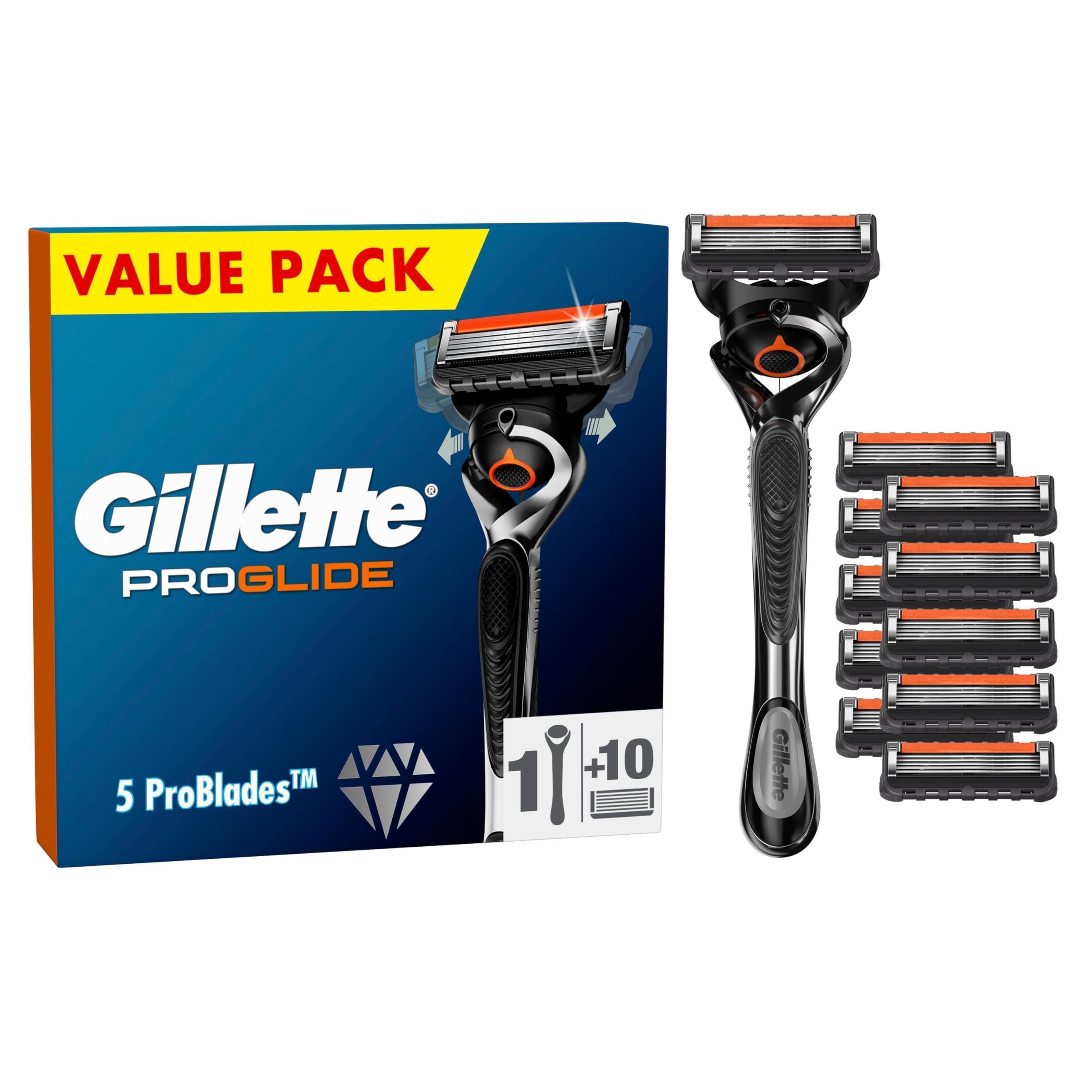 Mua Gillette ProGlide Razor for Men, 1 Wet Razor Men + 10 Replacement ...