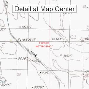 Amazon.com : USGS Topographic Quadrangle Map - Fairfield, Idaho (Folded ...