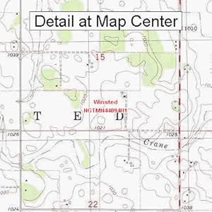 Amazon.com : USGS Topographic Quadrangle Map - Winsted, Minnesota ...