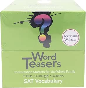 Amazon.com: Wordteasers SAT Vocabulary Cards: WordTeasers: Toys & Games