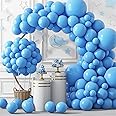 Amazon.com: RUBFAC 129pcs Light Blue Balloons Different Sizes 18 12 10 5 Inch for Garland Arch ...