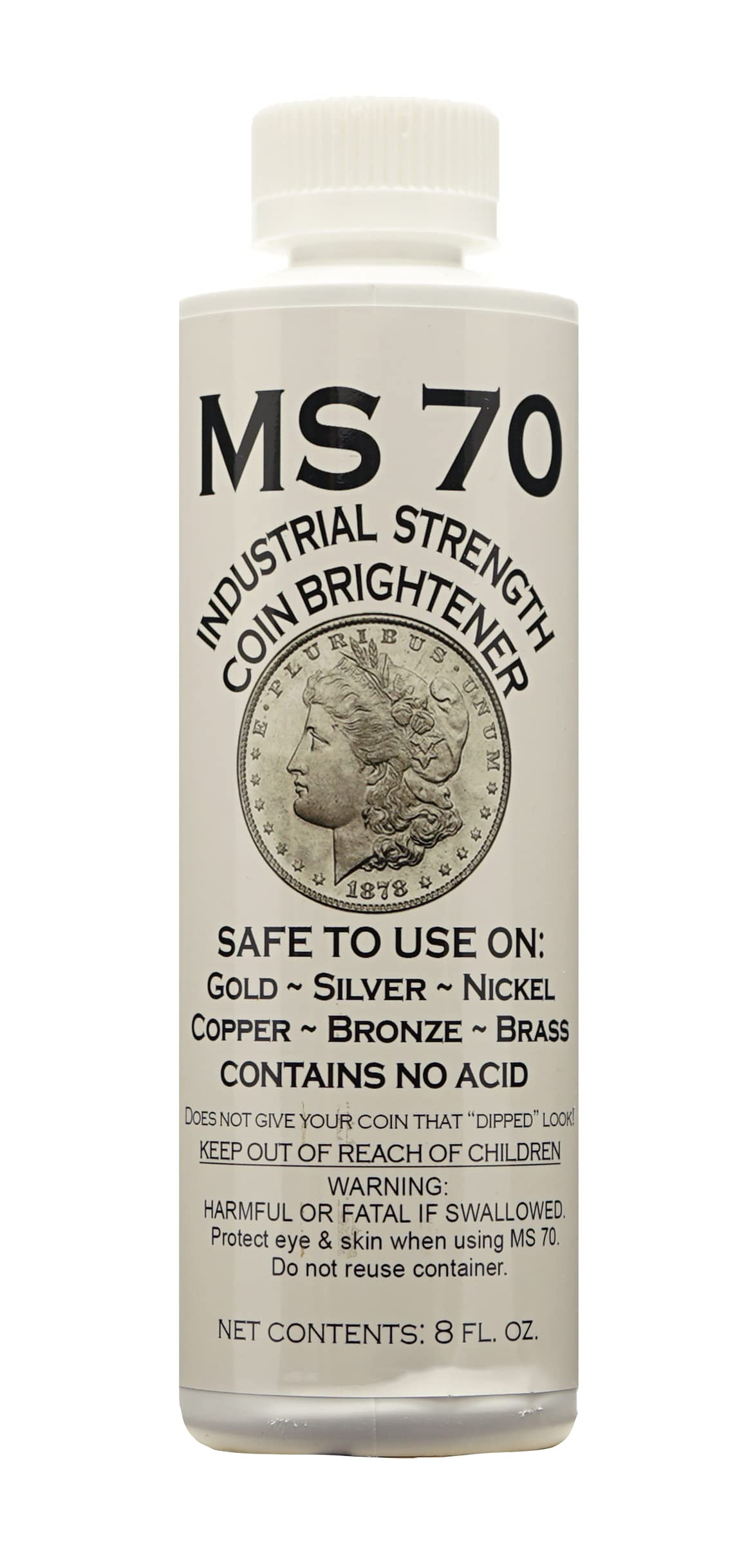 MS-70 8 Oz. Coin Cleaner (Qty = 1 Bottle) on Galleon Philippines