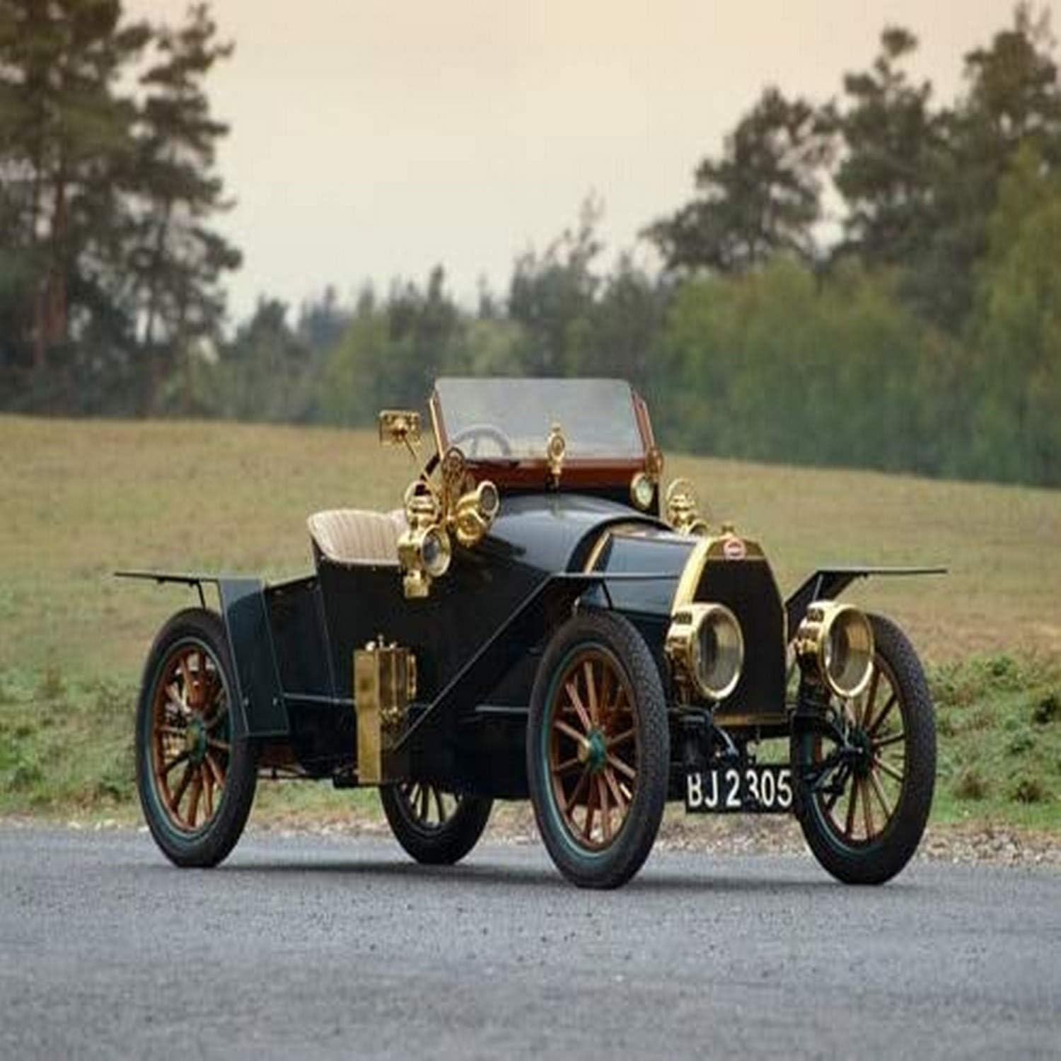 Amazon.com: Posterazzi 1910 Bugatti Type 15 1.3 litre 2-seat Sporting ...