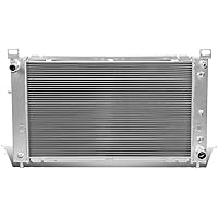 Amazon.com: DNA Motoring RA-SILVERADO99-2 2-Row Full Aluminum Radiator ...