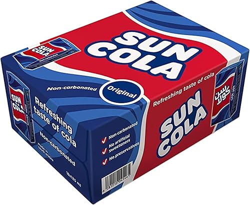 سعر Sun Cola Non Carbonated Cola Flavoured Drink, 18 x 125 ml فى ...