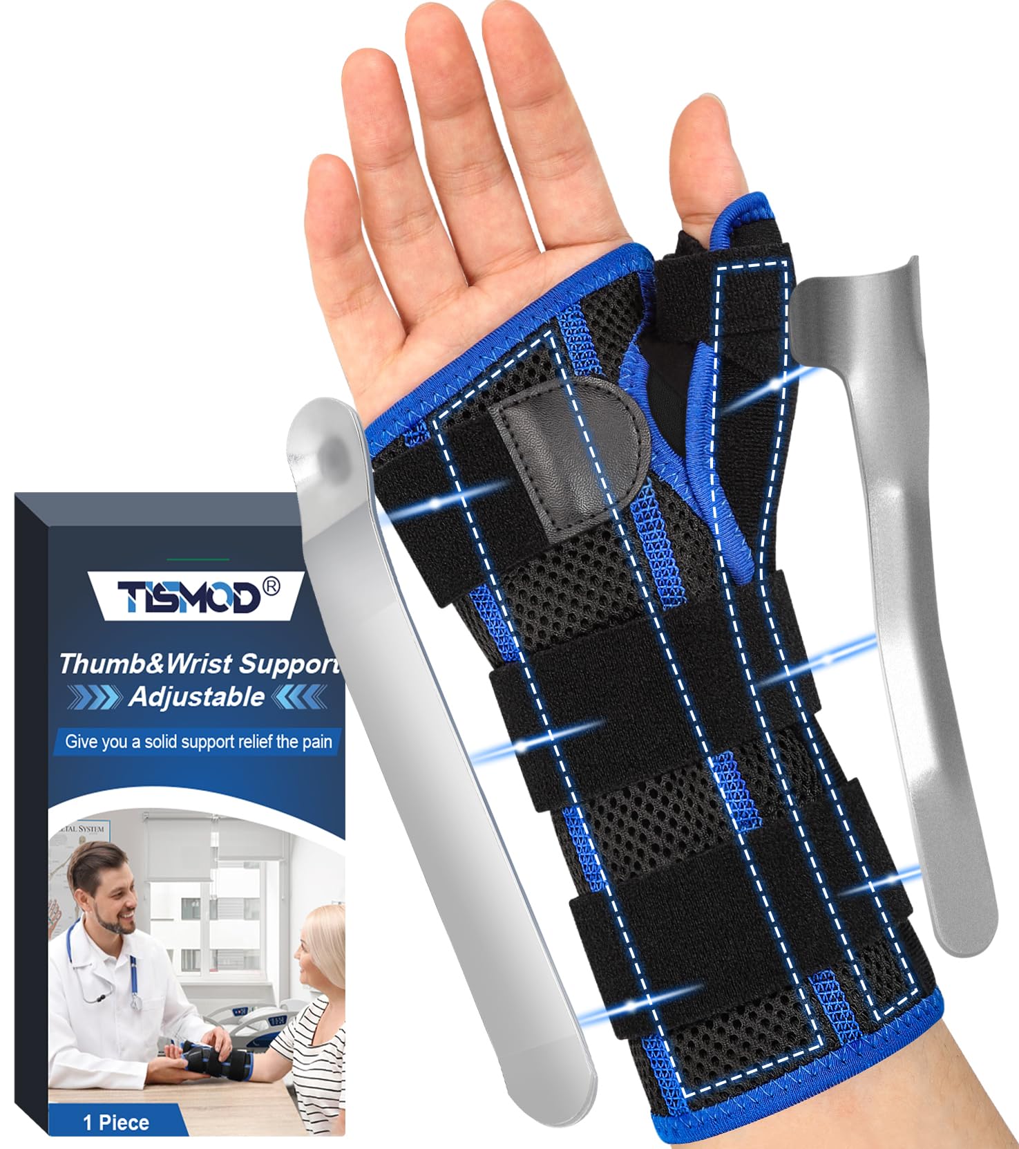 Mua Carpal Tunnel Wrist Brace with Thumb Support,Adjustable Night Thumb ...