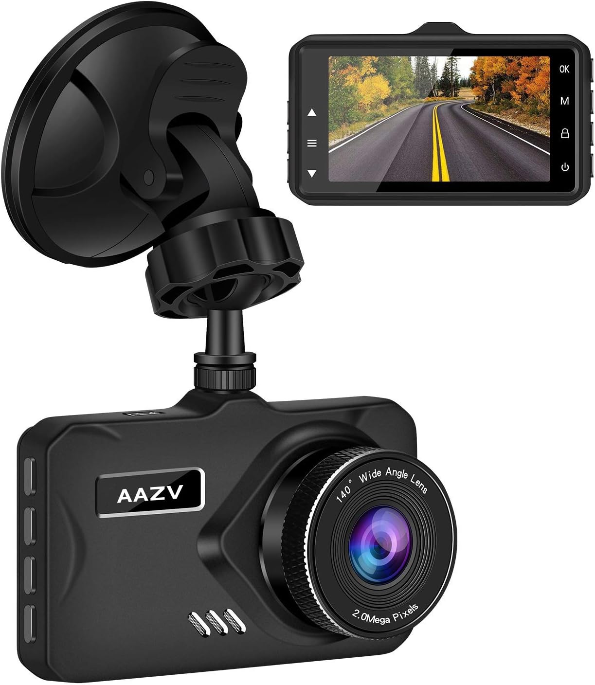 Amazon.com: AAZV DVR Recorder for Cars, FHD 1080P Dash Camera 3'' IPS ...