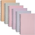 Amazon.com : Fuutreo 6 Pcs Spiral Notebook for Work B5 10.5 x 7.45 Inch College Ruled Spiral ...