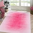Amazon.com: Collive Hot Pink 5x7 Area Rugs for Bedroom Girls ...