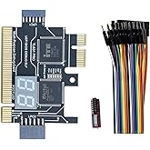 Amazon.com: Pc Motherboard USB & PCI Analyser Diagnostic Card Tester ...