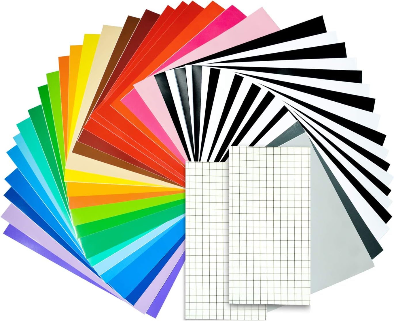 VINYL FROG Adhesive Vinyl Pack 12″ x 12″ 40 Sheets Assorted Colors ...
