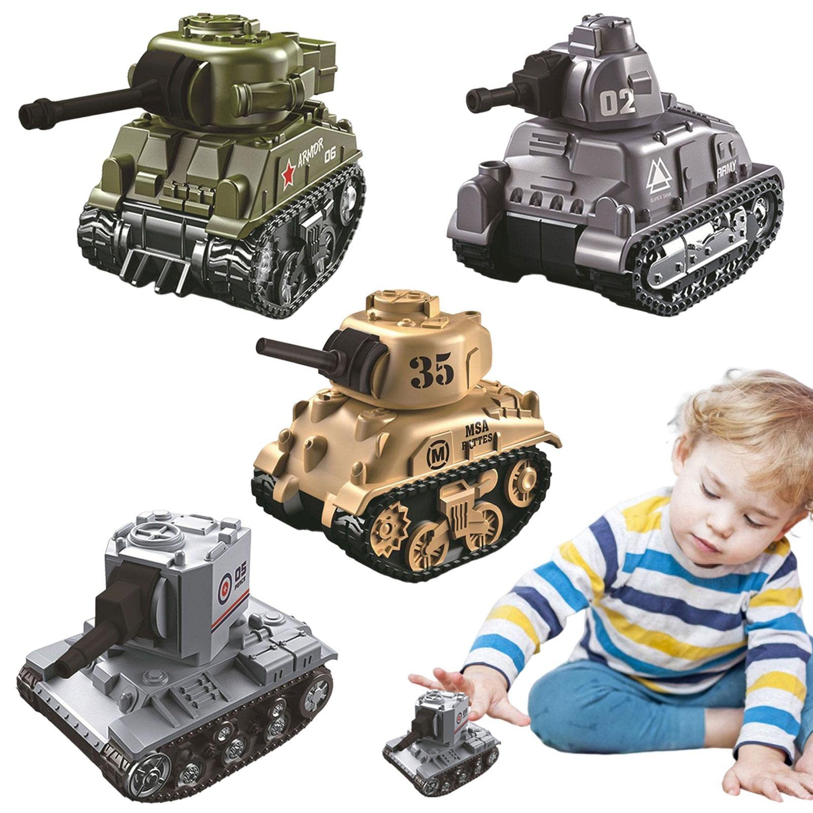 Mua Tank Toys, Mini Army Toy Tank, Die-cast Small Tank, Sound Light ...