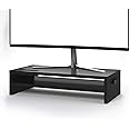 Amazon.com: Bontec Monitor Stand Riser, 2 Tiers Wood Monitor Riser ...