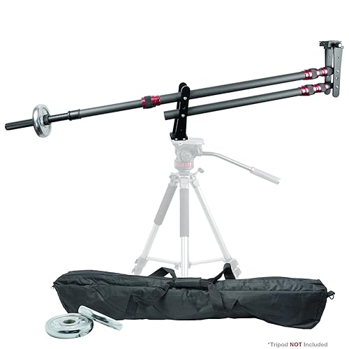 LS Photography Professional Carbon Fiber Camera Crane Jib Stabilizer ...