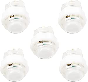 Amazon.com: EG STARTS 5X 24mm Full Color LED Illuminated Push Button Built-in Switch 5V Buttons ...