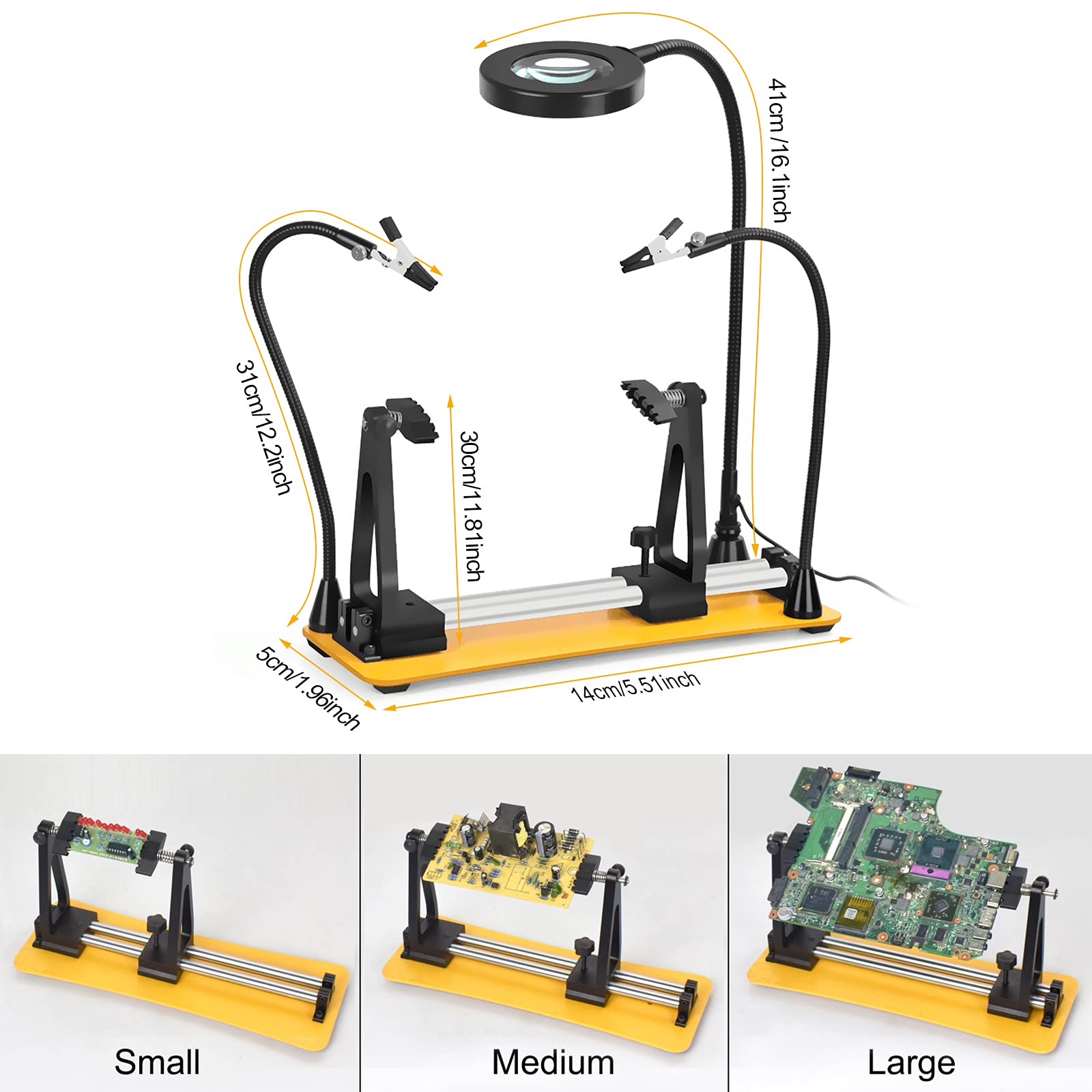 Mua Magnetic Helping Hands Soldering Station, Adjustable 360° Flipping ...