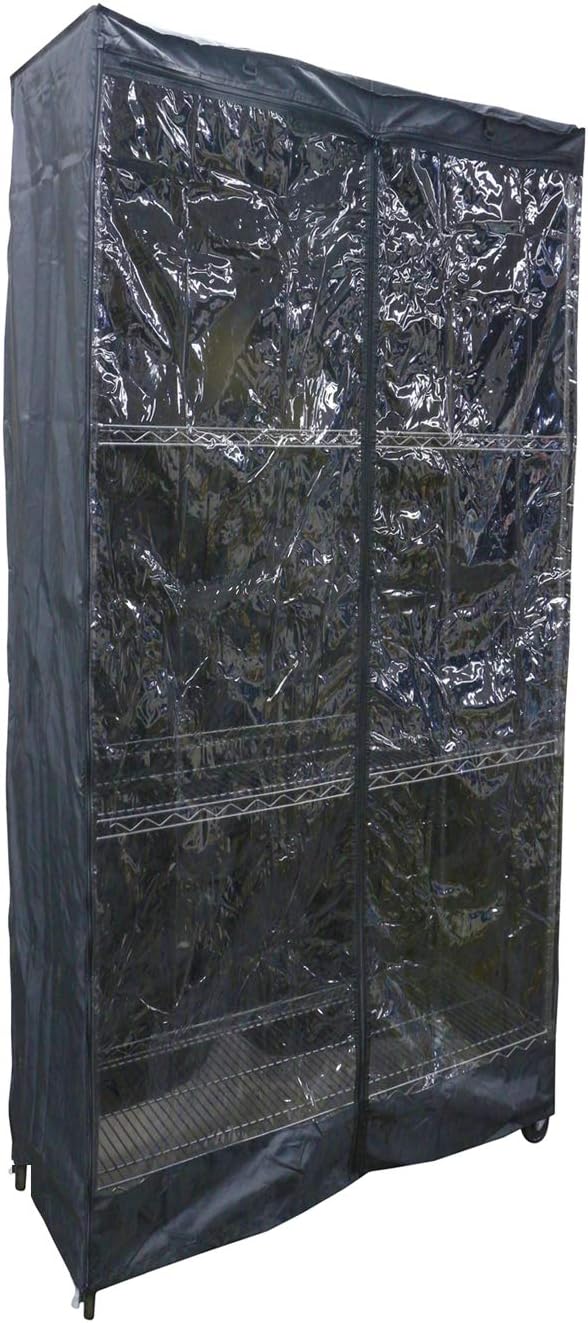 Amazon.com: Duraviva Wire Shelf Storage Rack Dust Protective Cover ...