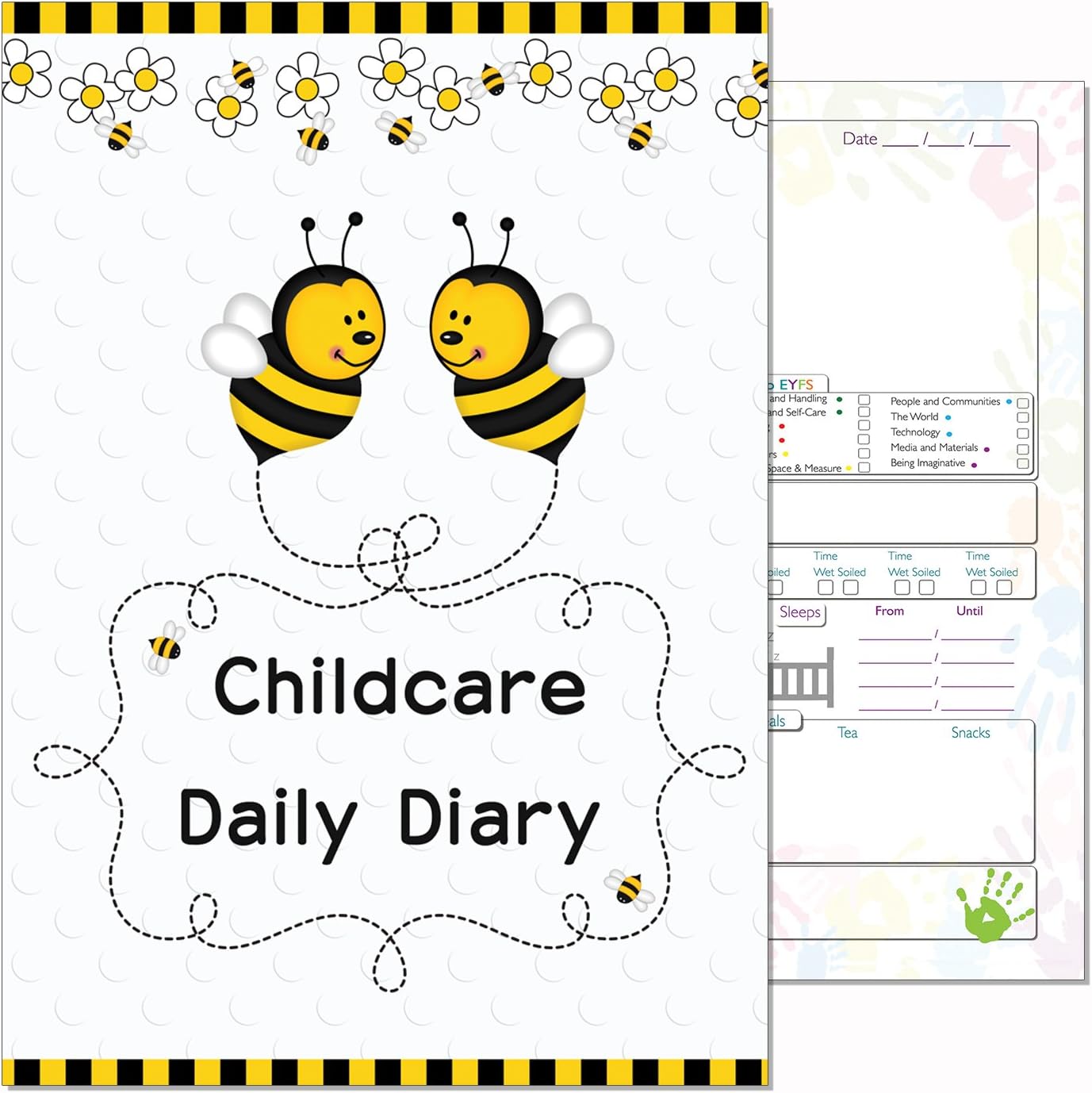 Childcare Diary, EYFS Links, Daily Log Record Diary, Childminders ...