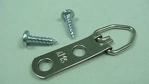 100 Pack 2 Hole D Ring / Triangle Hangers with Screws by AMS - Picture ...