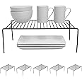 Amazon.com: Smart Design Cabinet Storage Shelf Rack - Set of 6 - Large ...