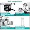 ZRDR CO2 Regulator Aquarium 12V DC CO2 Solenoid Pressure Adjustable with Big Dual Gauge Display ...