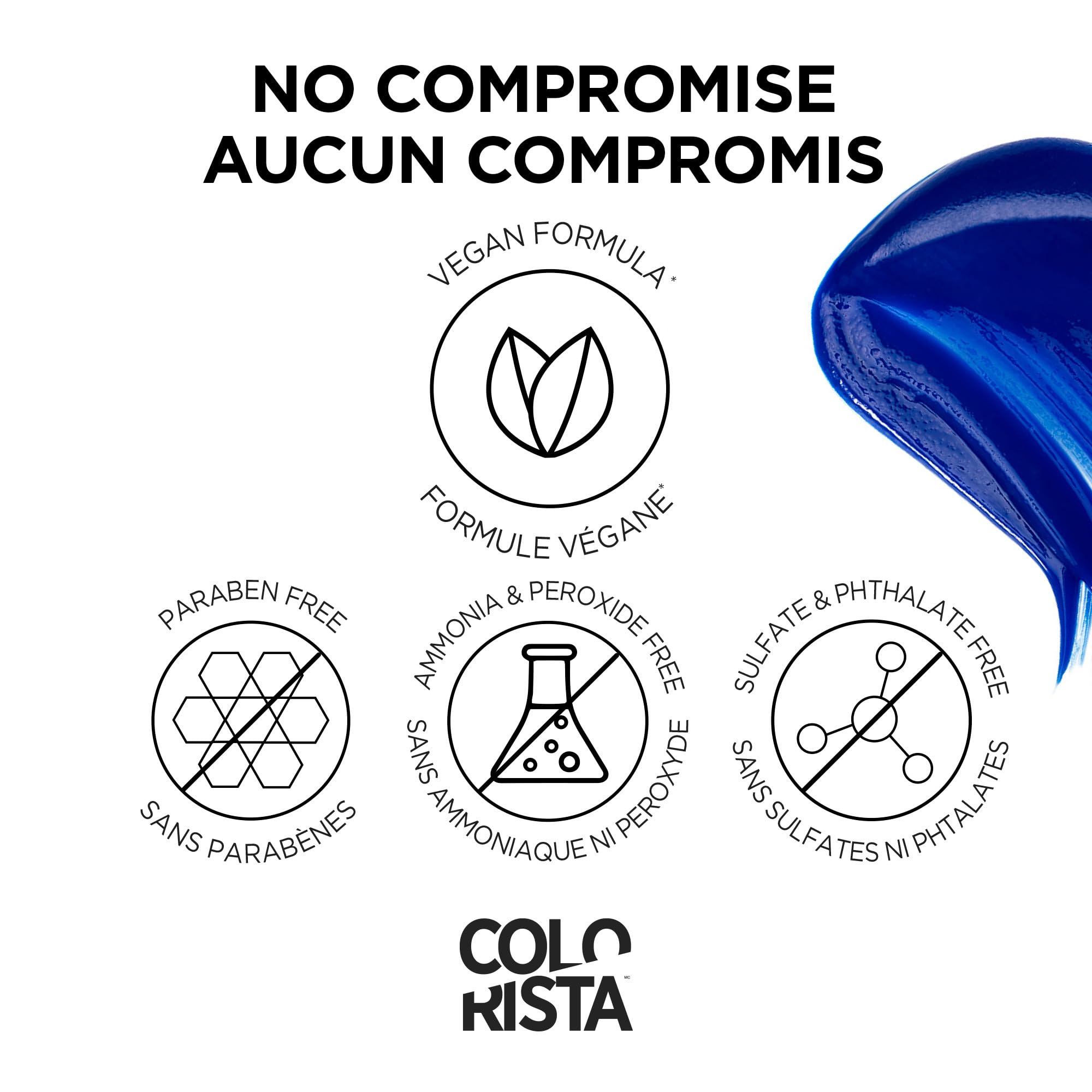 Mua Colorista Metallic Semi Permanent Hair Color for Bleached or Blonde ...