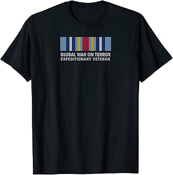 Amazon.com: Global War on Terrorism T-Shirt Veteran Tee: Clothing
