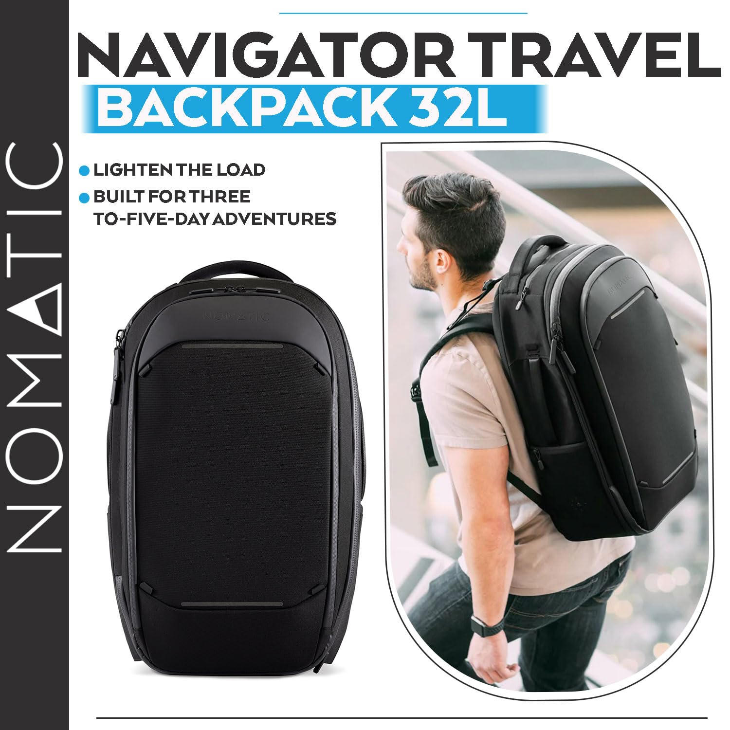 Mua NOMATIC Navigator Travel Backpack - 32L Backpack with Laptop ...