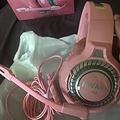 Amazon.com: Nivava Gaming Headset for PS4, Xbox One, PC Headphones with ...