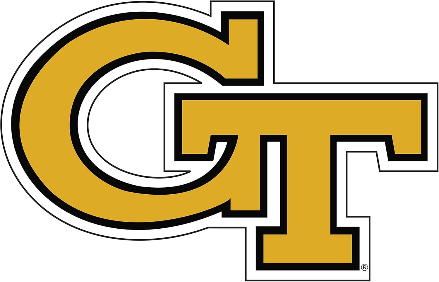 Amazon.com: Craftique Georgia Tech Decal (GT Decal (3",4",6",12",18 ...