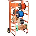 Amazon.com: Wire Spool Rack Cable Caddy Wire Spool Cart Multi-Spool ...