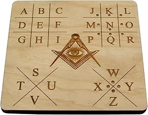 Amazon.com: Masonic Cipher Key Escape Room Prop : Toys & Games