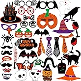 Amazon.com: KatchOn, Pink Halloween Photo Booth Props - Pack of 30 ...