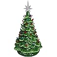 Amazon.com: Christmas is Forever Lighted Tabletop Ceramic Tree, 16 Inch ...