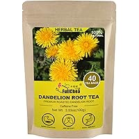 Amazon.com : FullChea - Dandelion Root Tea Bags, 40 Teabags, 2.5g/bag ...