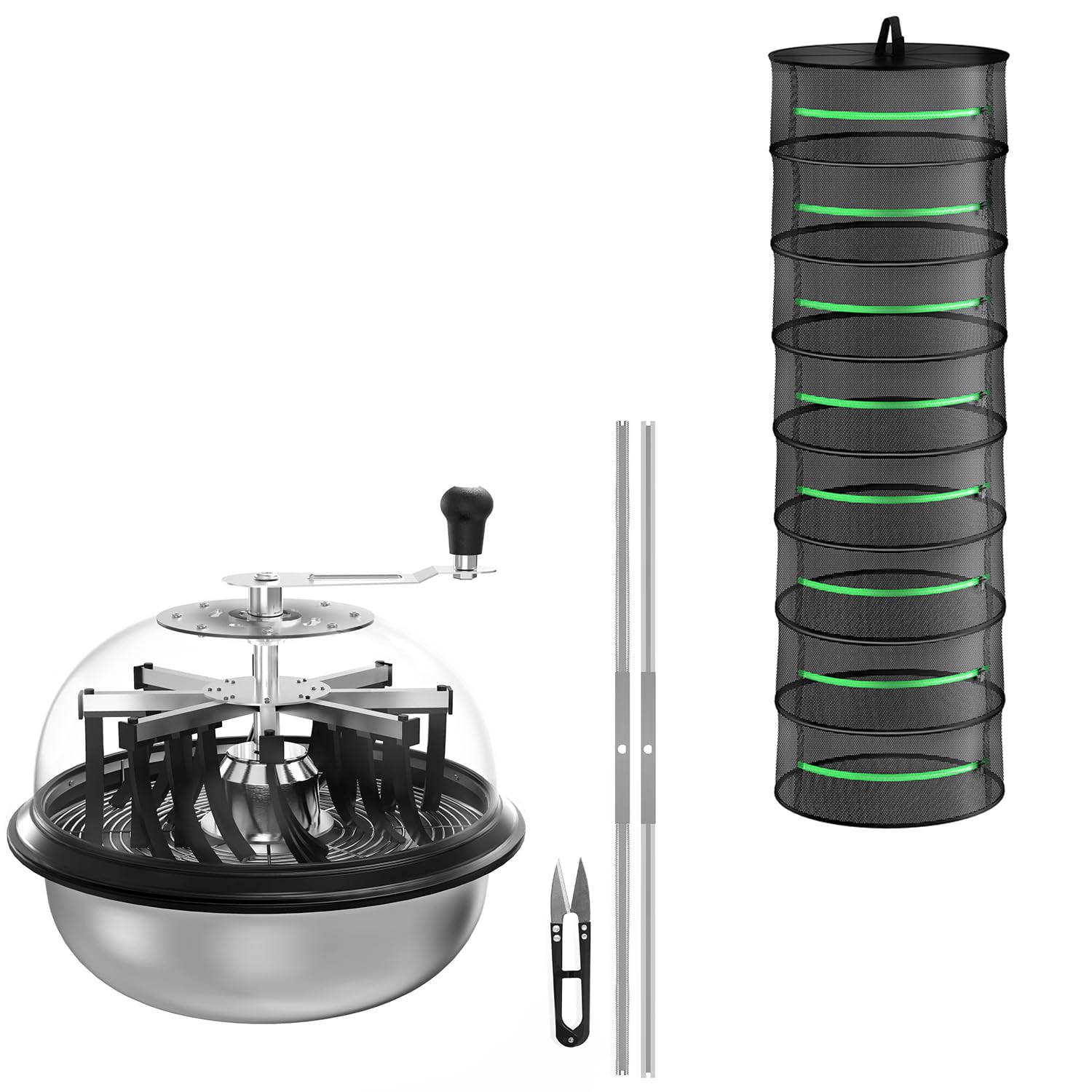 Mua iPower 16" Bud Leaf Bowl Trimmer Machine Twisted Sharp Stainless ...