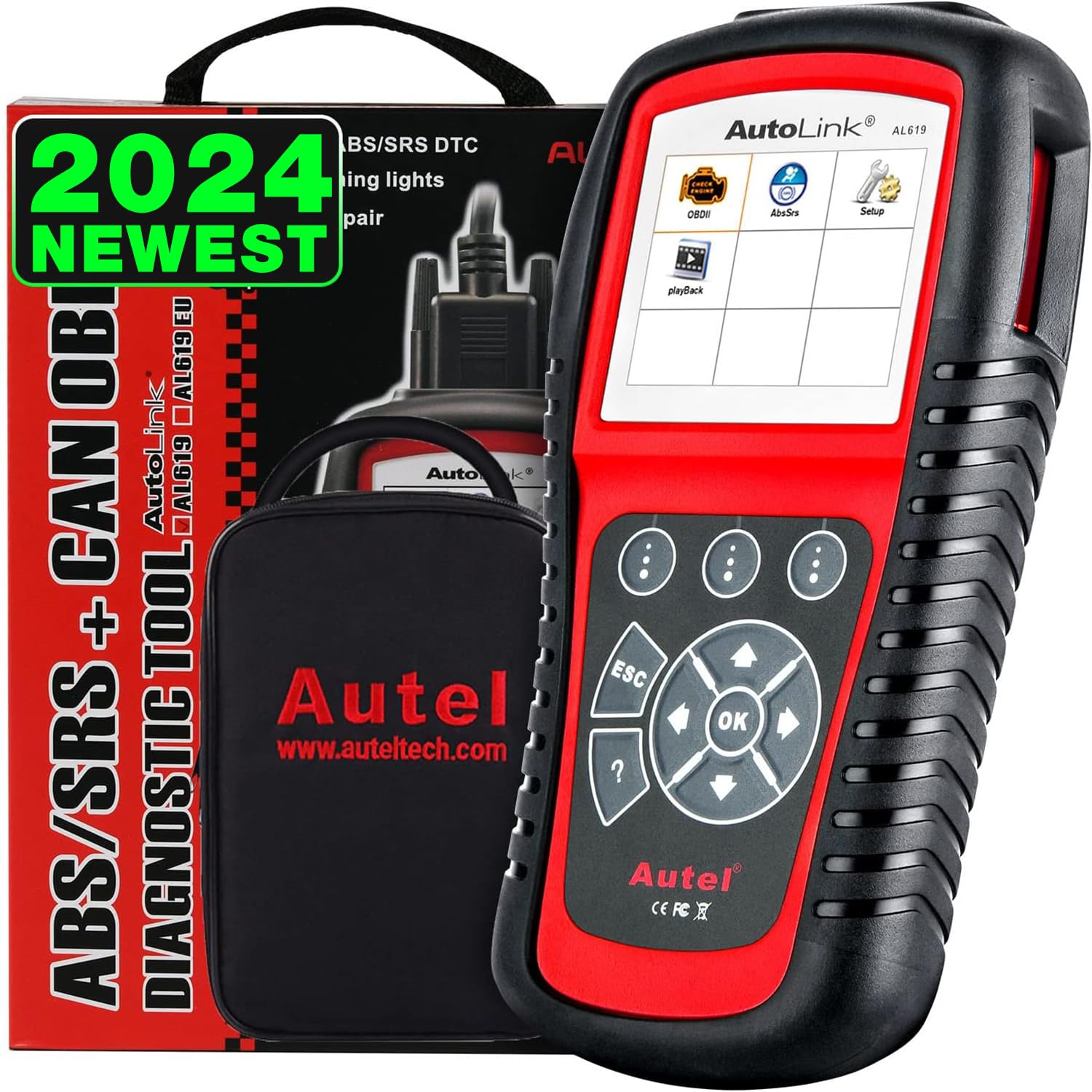 Mua AutoLink AL619 Scanner, 2024 ABS SRS Airbag Warning Light ...