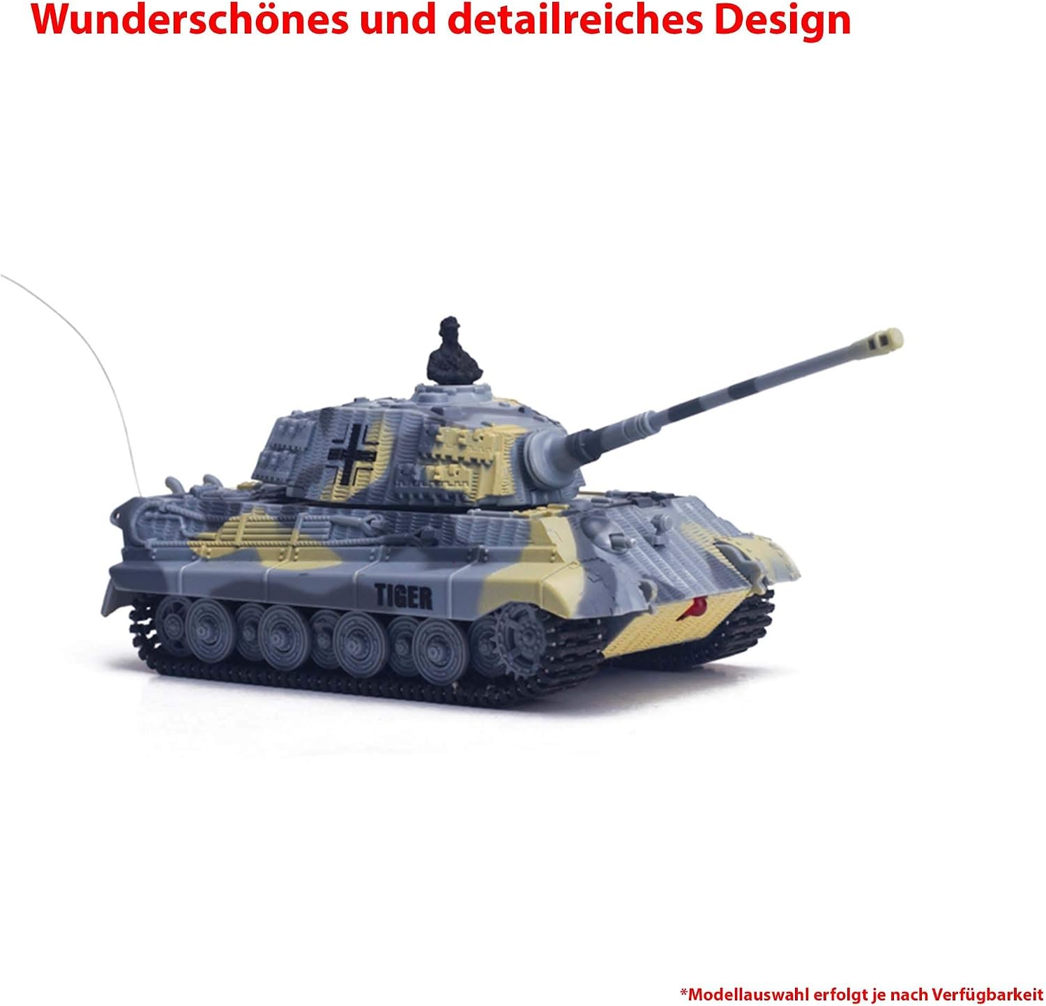 HSP Himoto German Königtiger RC R/C Mini Remote Control Tank King Tiger ...