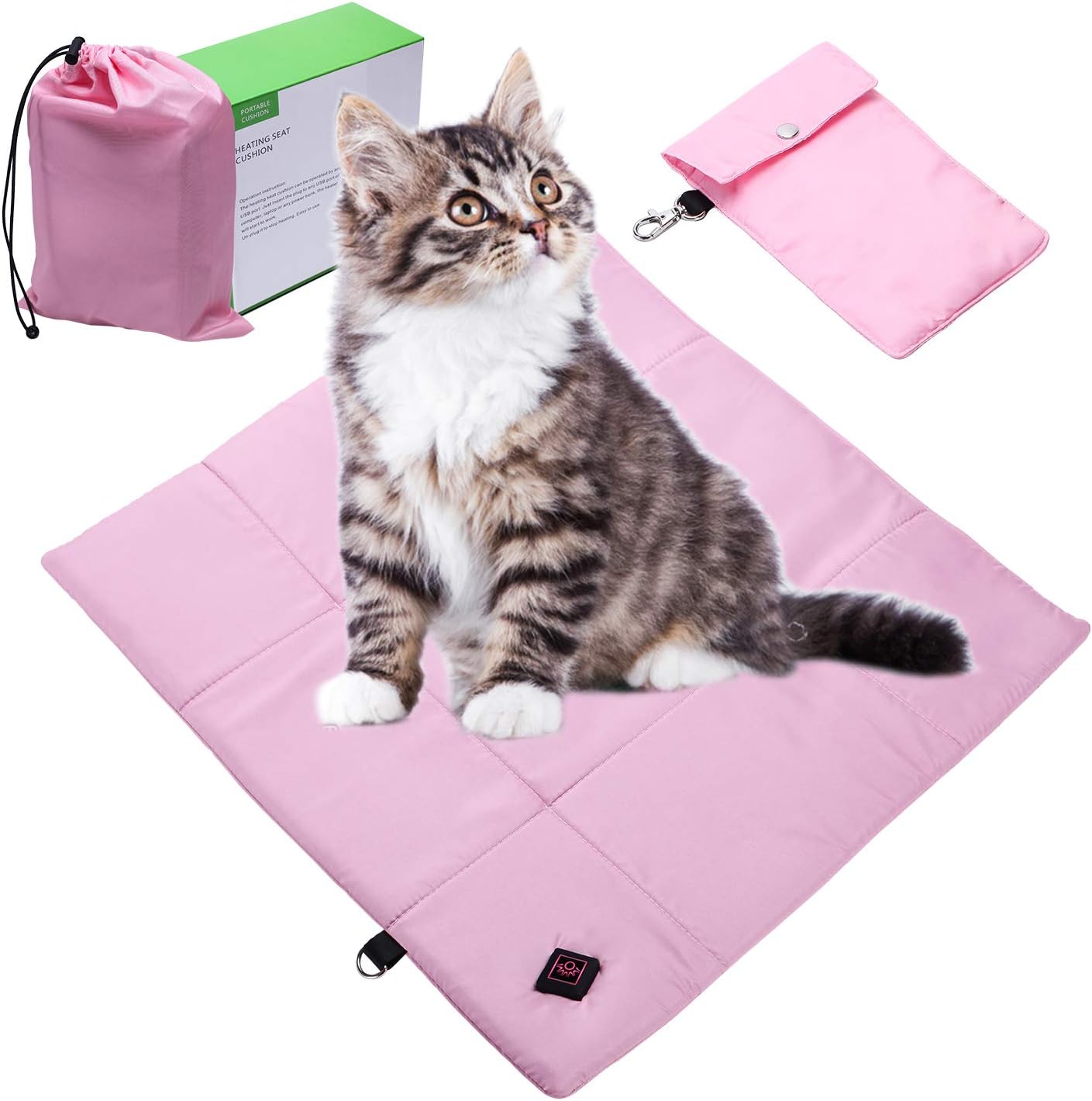 Electric Cat Heating Pad USB Heated Blanket for Cat – BigaMart