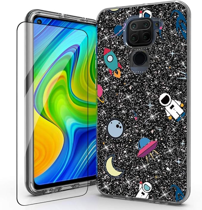 DDACCD Redmi Note 9 case, 360Full phone Protective Built-in Screen ...