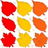 Amazon.com: 360 Pieces Maple Leaves Cutouts Fall Leaf Paper Cut Outs ...