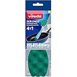 Vileda Scrunge Multi-Use Non-Scratch Scrub Sponge (Pack of 16) | Rinses ...