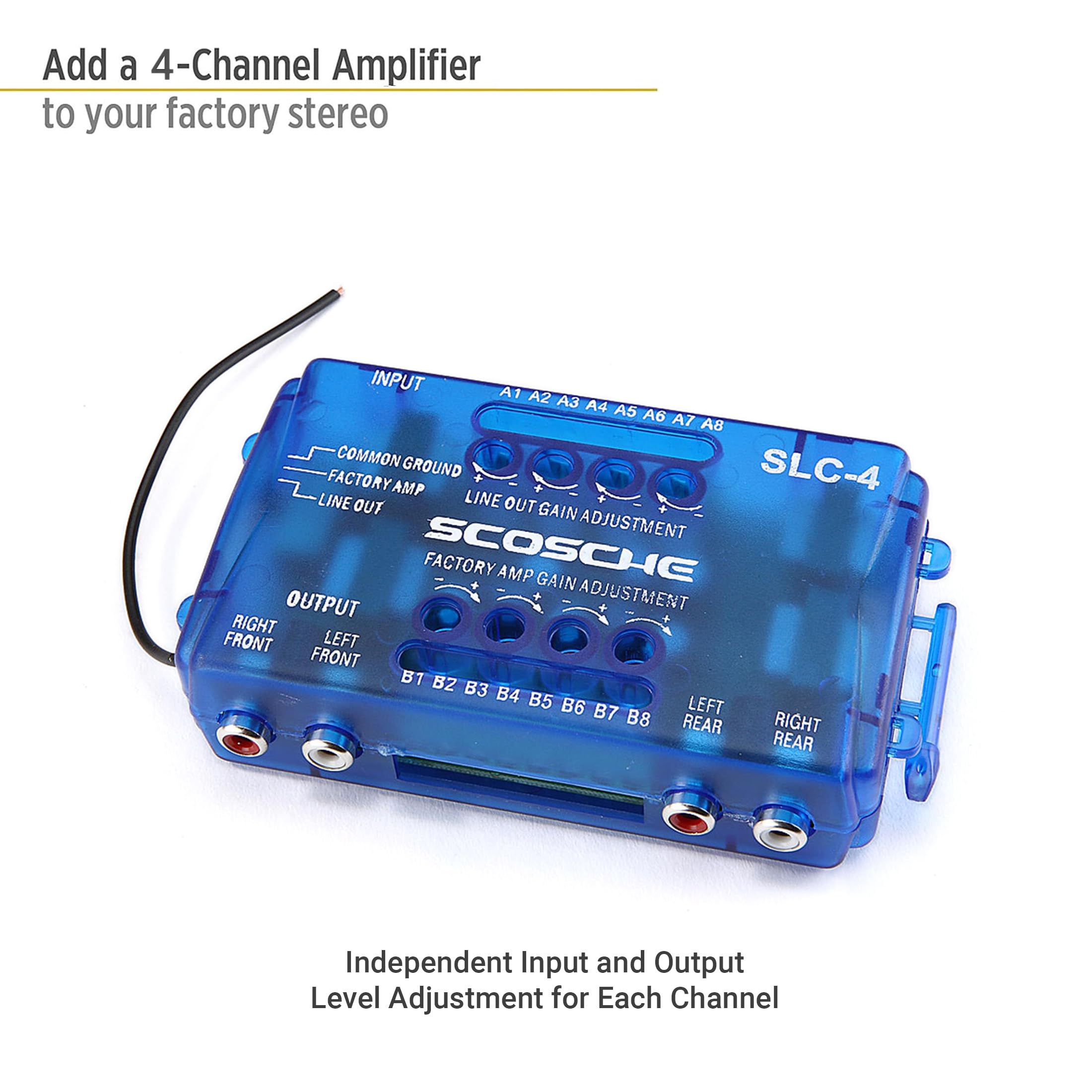 Mua Scosche SLC4 Line Output Converter/OEM Premium Amplifier Adapter ...