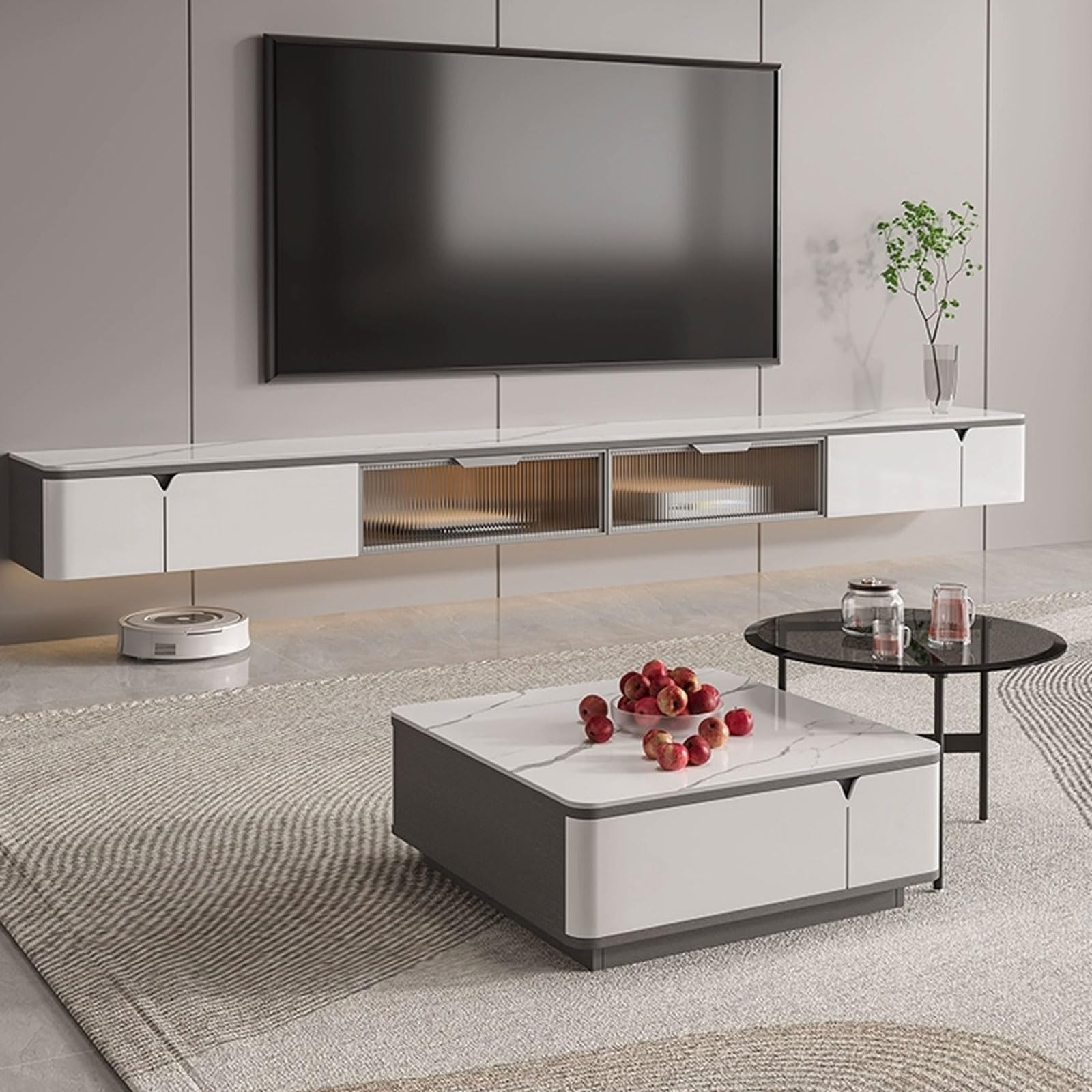 Mua HASMI TV Stand Home Modern Floating Wall Mounted Entertainment ...