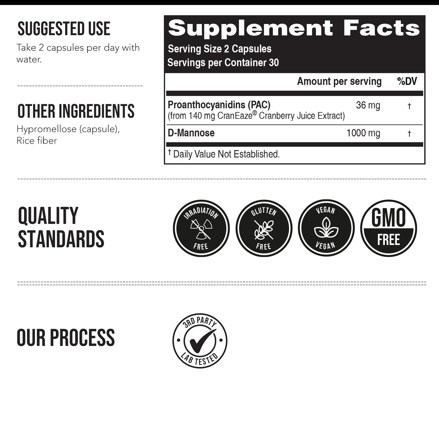 Mua CranEaze®: Cranberry Juice Extract Plus D-Mannose – 36 mg PAC, 100% ...