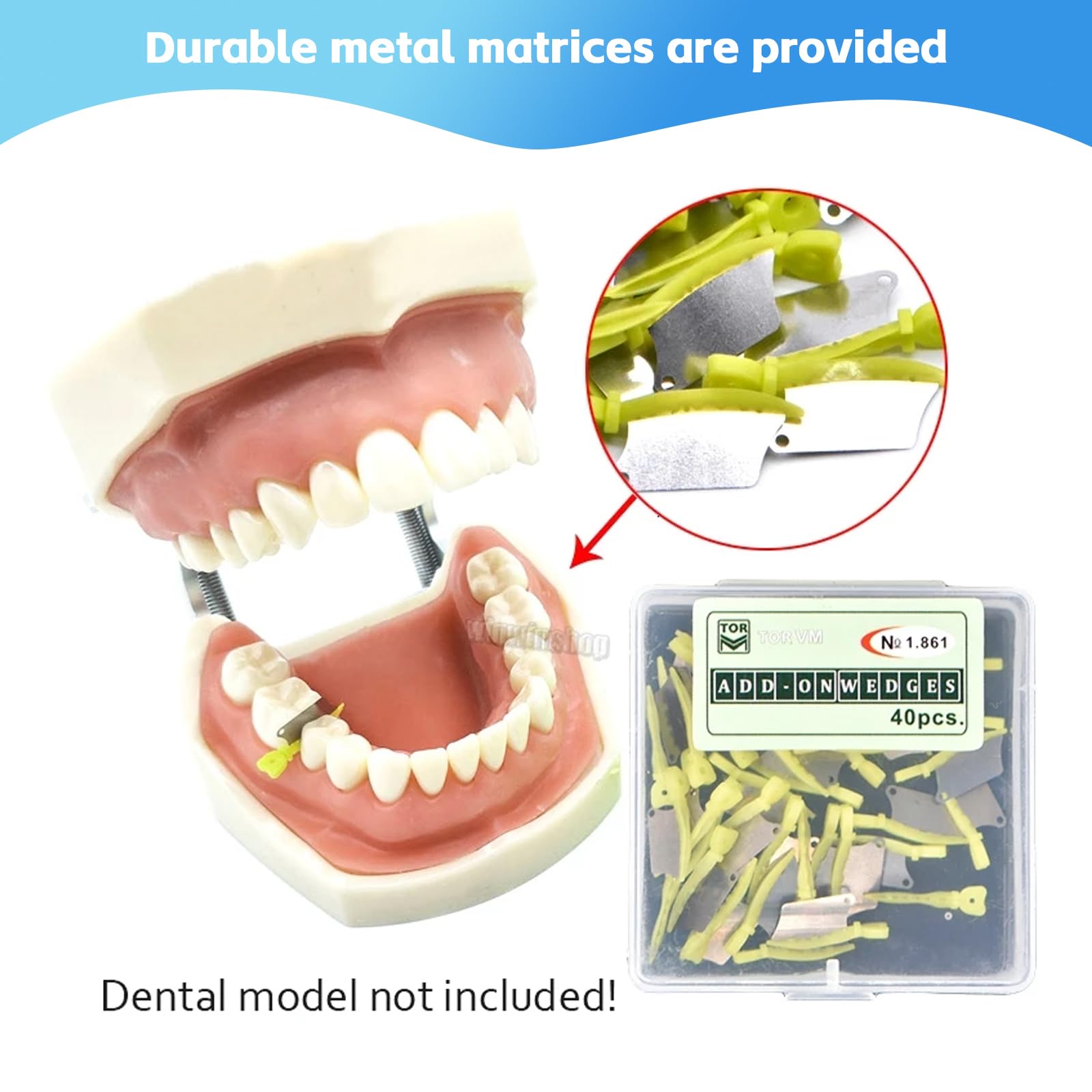 Mua 50 Pack Dental Sectional Matrix Wedges - Teeth Restoration ...