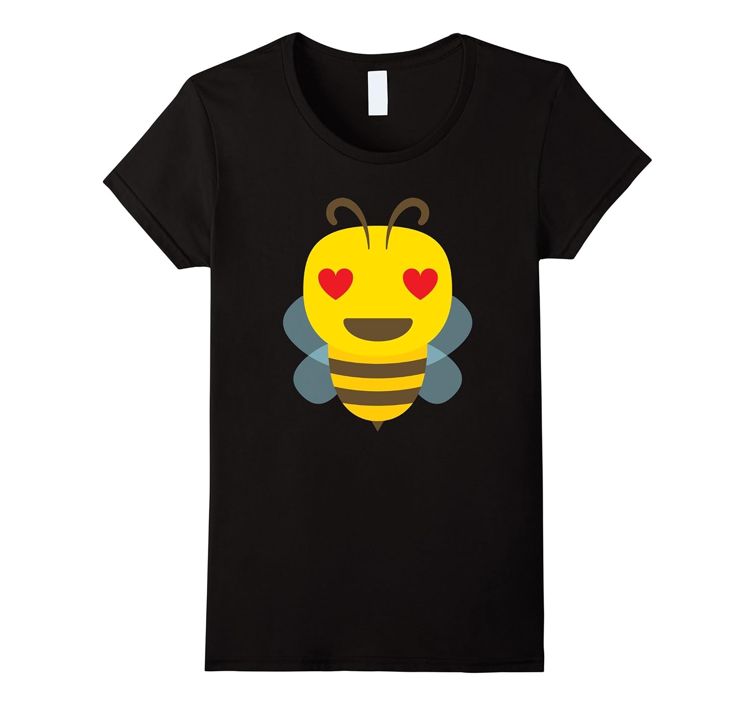 Worker Bee Emoji Heart Love Eye Shirt T-Shirt Honey Hive Tee-4LVS ...