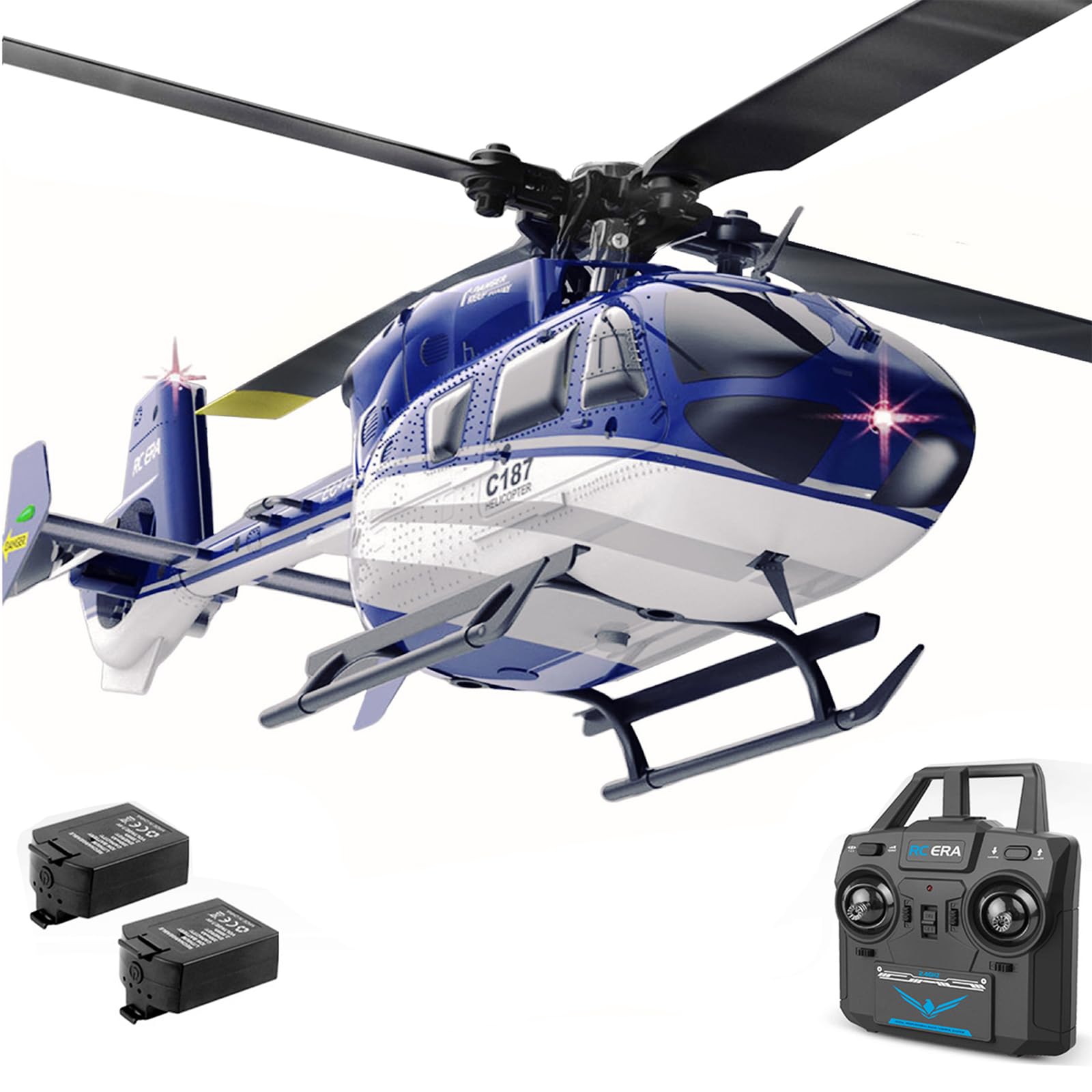 EC135 C187 Remote Controlled Heli Aircraft Plane RC Helicopter add Optical Flow Positioning ...